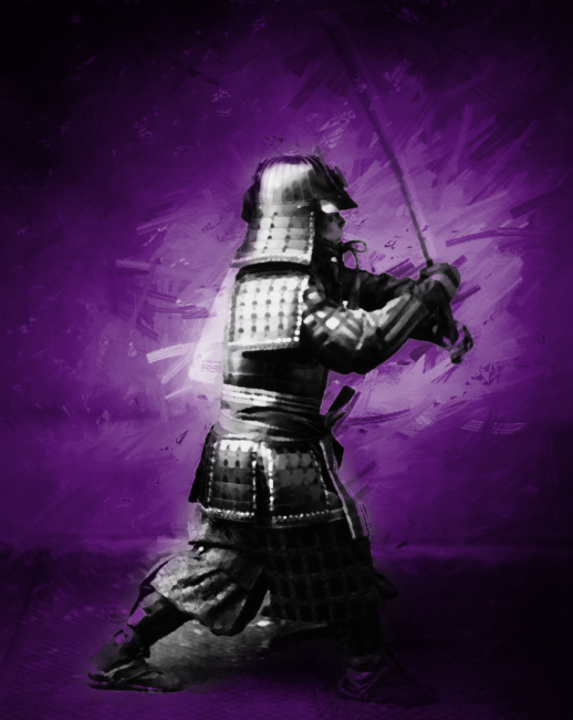 samurai purple - Ninjas in Nature